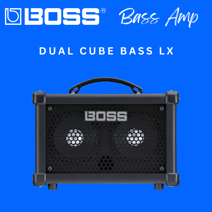Boss Dual Cube Bass LX 2 x 5-inch 10-watt Portable Bass Combo Amp Bass ...