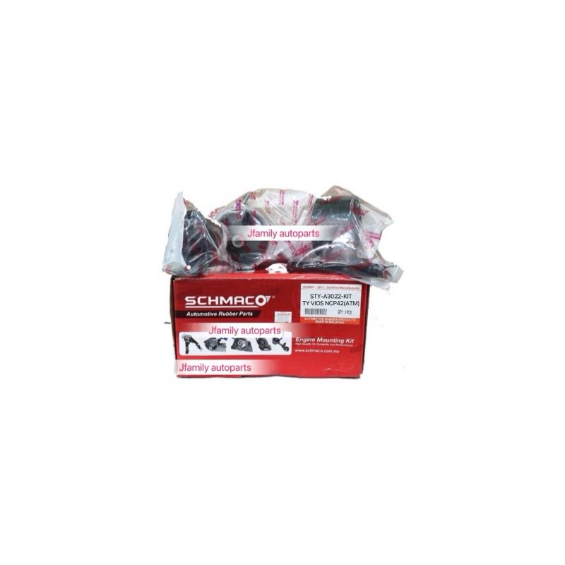 TOYOTA VIOS 2003 NCP42 AUTO ENGINE MOUNTINF SET SCHMACO (STY-A3022-KIT ...