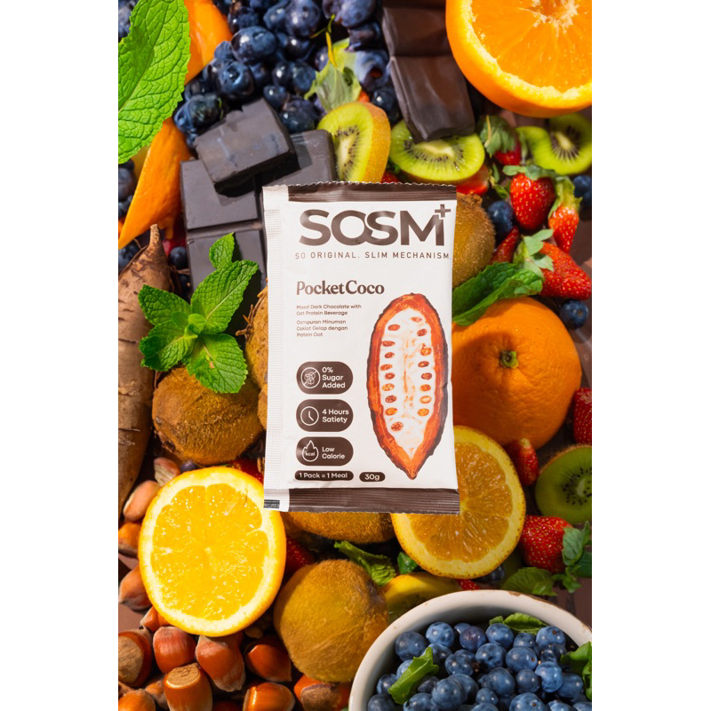 SOSM+进阶版POCKET COCO巧克力口味代餐 | Shopee Malaysia
