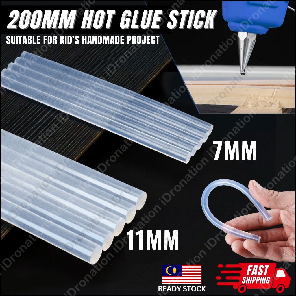 1PC 7MM 11MM Hot Melt Glue Stick for Glue Gun Clear Glue Stick Batang ...