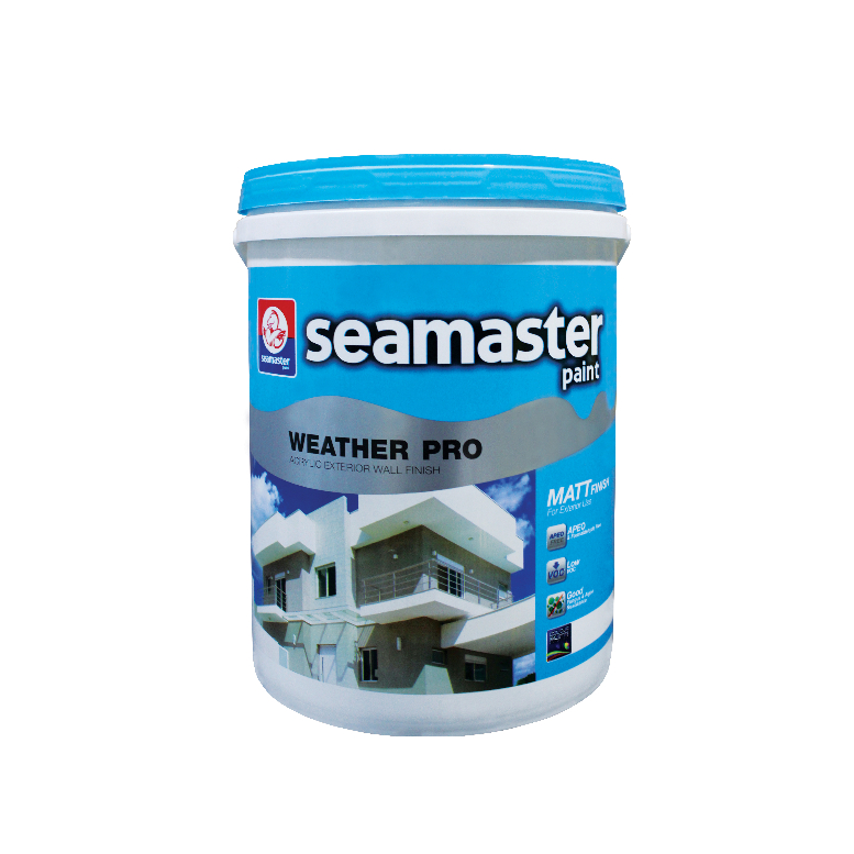 1L Seamaster Weather Pro Acrylic Exterior Wall Finish 7900G - Exterior ...