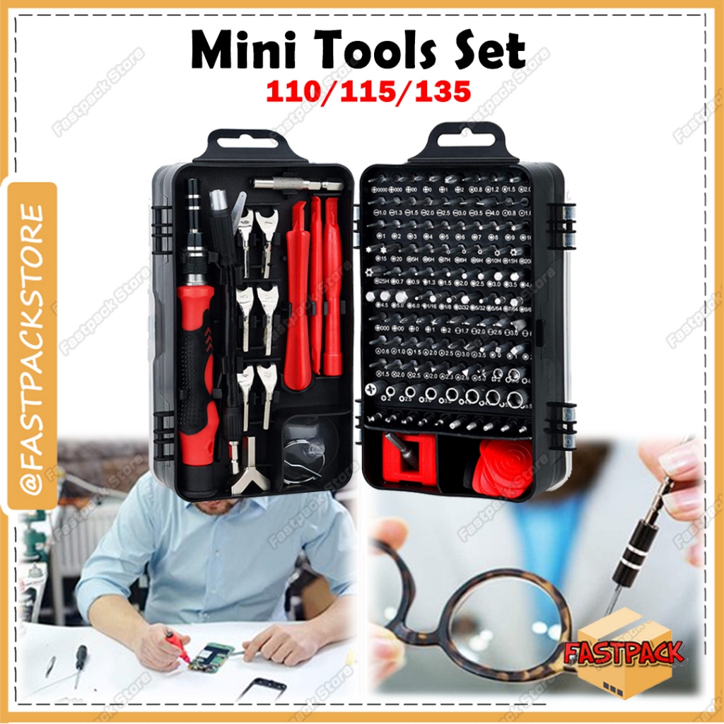 Magnetic Mini Tools Set Screwdriver Set Mini Tool Alat Membaiki Phone ...