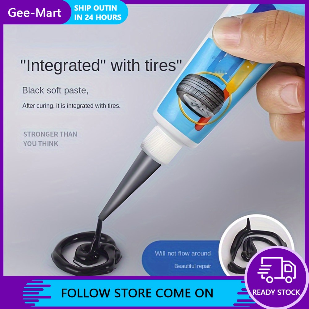 補胎 膠水 Tyre Glue Car Tire Repair Rubber Motorcycle Tire Black Rubber ...