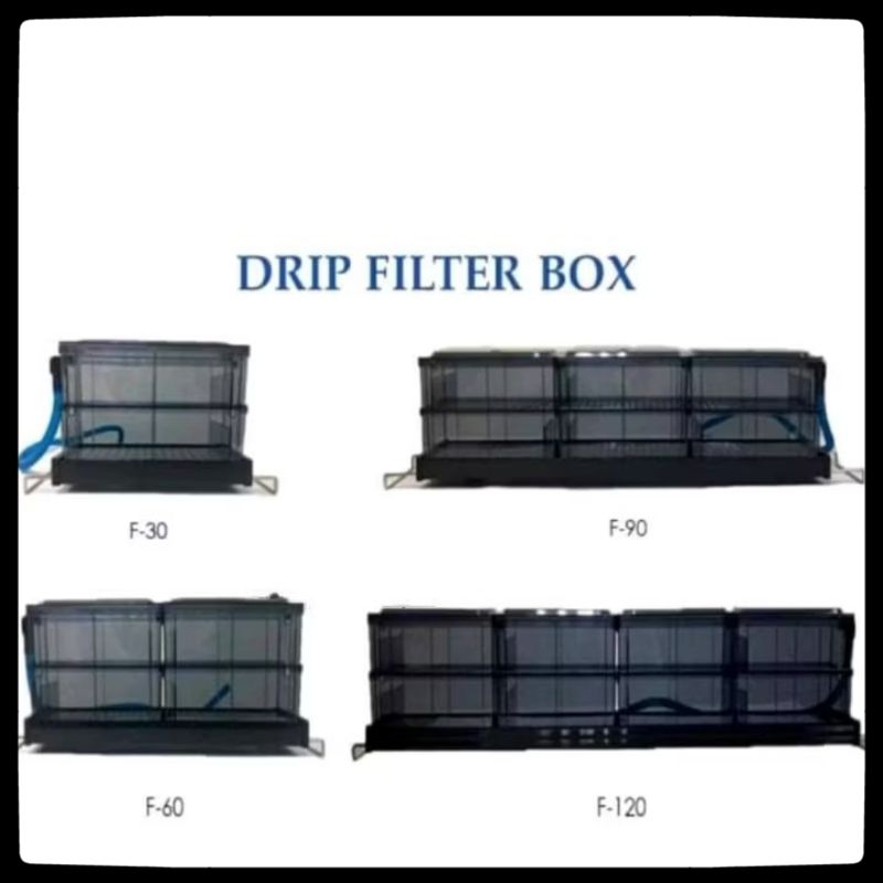 Aquarium Top Filter Box Drip Box Trickle Box F-30 F-60 F-90 | Shopee ...