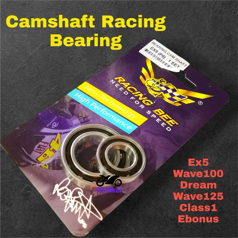Racing Bee Cam Shaft Bearing Ex5 Dream Wave100 Wave00R Class1 Wave 125 camshaft bearing | Shopee ...