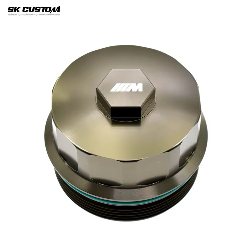 BMW 3 5 7 Series E46 M52 M54 M56 Oil Filter Housing Forged Aluminum ...