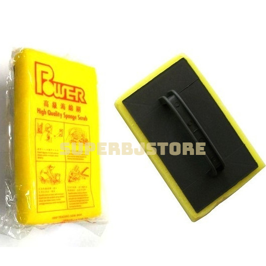 PANTHER HIGH QUALITY SPONE SCRUB/SPAN PLASTER YELLOW | Shopee Malaysia