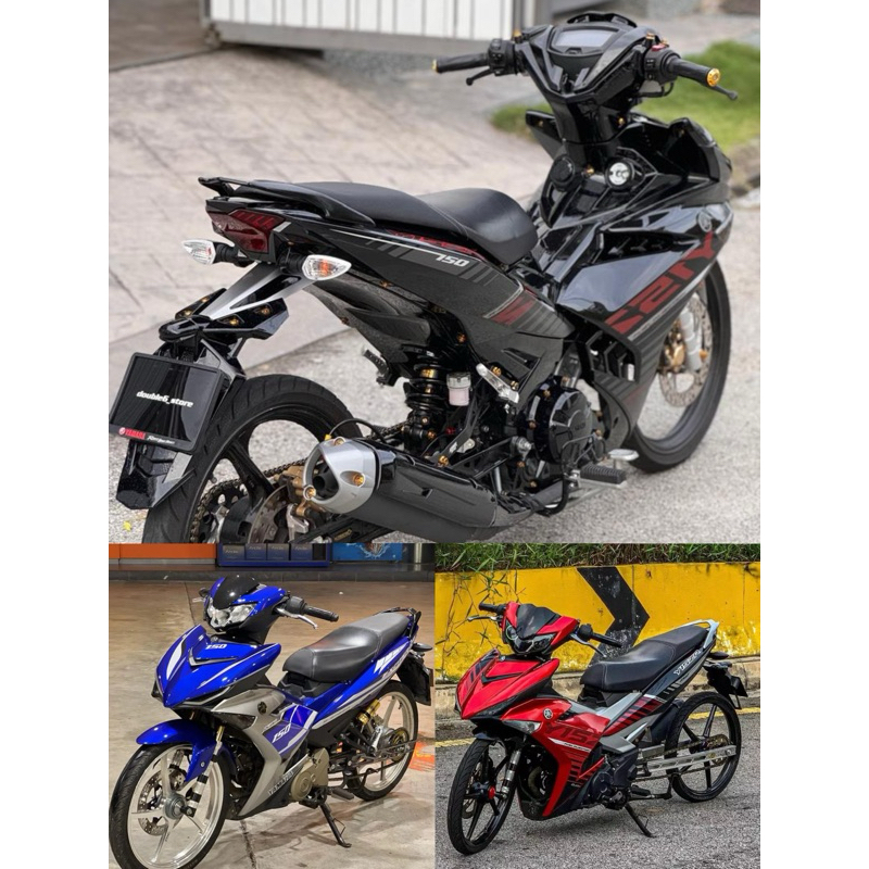 15 PILIHAN ‼️ COVERSET Y15 V1 V2 ORIGINAL VELOZI HITAM BATMAN 2015 ...