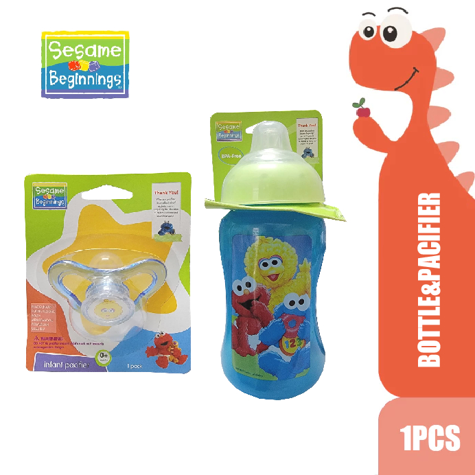 Sesame Street Beginnings 10oz Soft Spout Cup, Cookie Monster, Elmo, Big ...