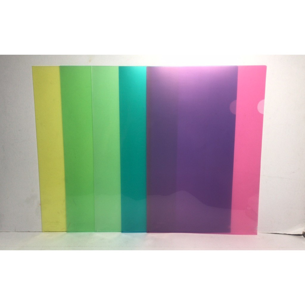 APLUS A4 L SHAPE HOLDER FILE / SEMI TRANSPARENCY COLOUR / L SHAPE FILE (E310) | Shopee Malaysia