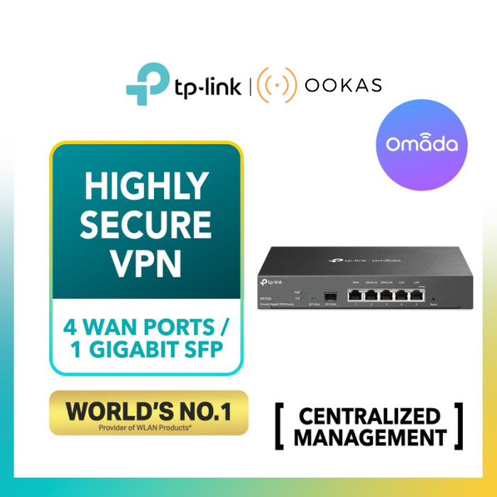 TP-LINK Highly VPN Gigabit Ports (1 Gigabit SFP and 5 Gigabit RJ45 ...