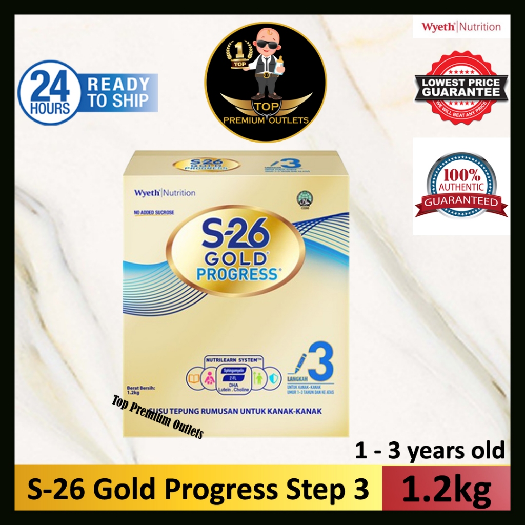 S26 Gold Progress Step 3 (1.2kg) Exp: 04/2025 (Wyeth) | Shopee Malaysia