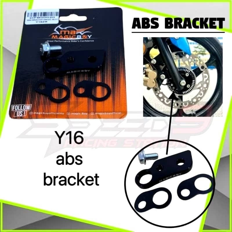 YAMAHA Y16ZR MAGIC BOY SENSOR ABS BRACKET BLACK Y16 MODIFY Y15 SPORT ...