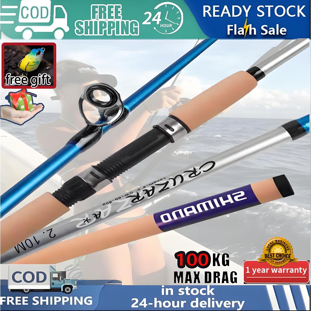 SHIMANO Rod Spinning Rod Casting MH Power Ultralight Fishing Rod Jigging Rod 100kg Drag Rod ...