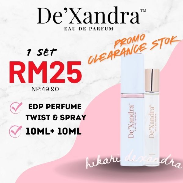 DEXANDRA ORIGINAL HQ Perfume For Her Him 20ML Twist and Spray Minyak ...