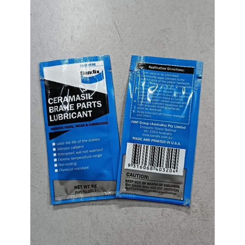 Bendix Ceramic High Performance Synthetic Lubricant Brake Grease Brake ...