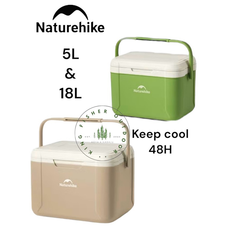 Naturehike PU Cooler Box 5L & 18L Large Capacity Portable Antibaterial ...