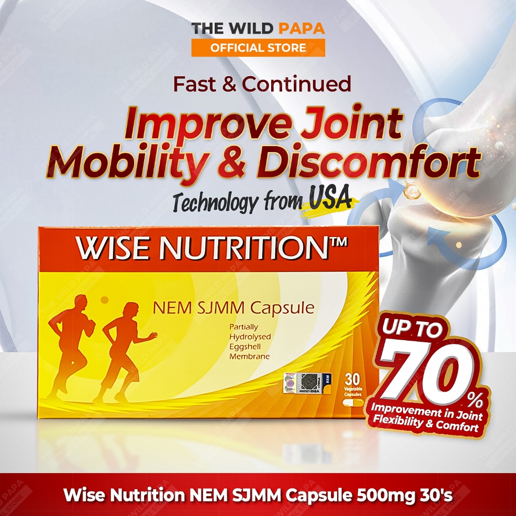 WISE NUTRITION NEM 500mg 30 Capsules Ubat Sakit Sendi & Joint Pain ...