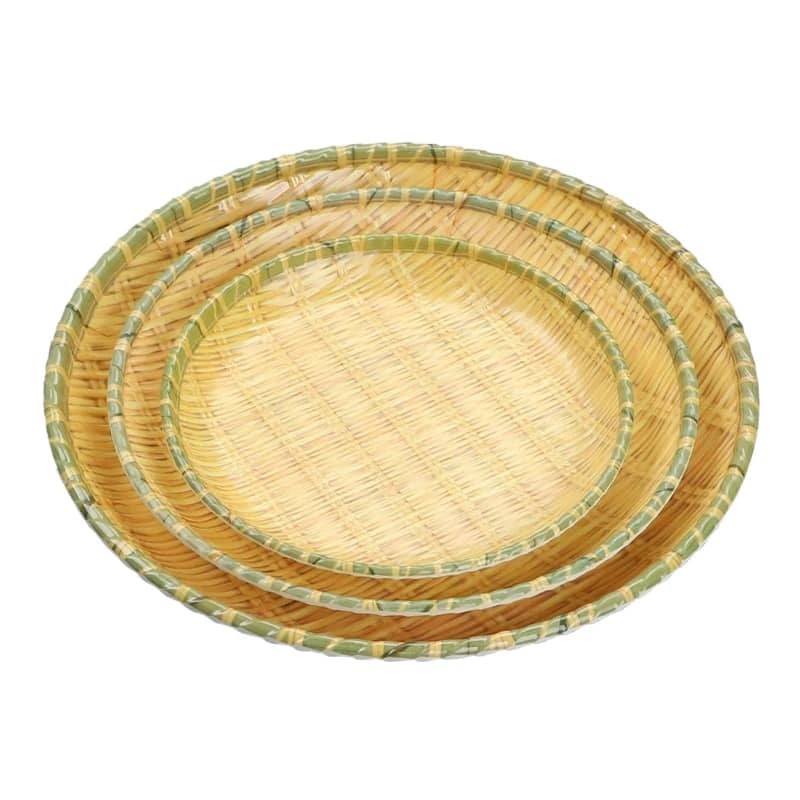 Melamine Bamboo Soup Plate Rice Dinner Dish Food Bowl Pinggan Mangkuk ...