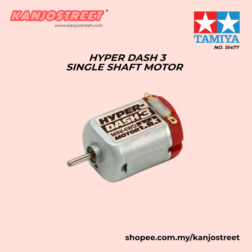 Ori | 15477 | Tamiya - Hyper Dash 3 Single Shaft Motor | Shopee Malaysia