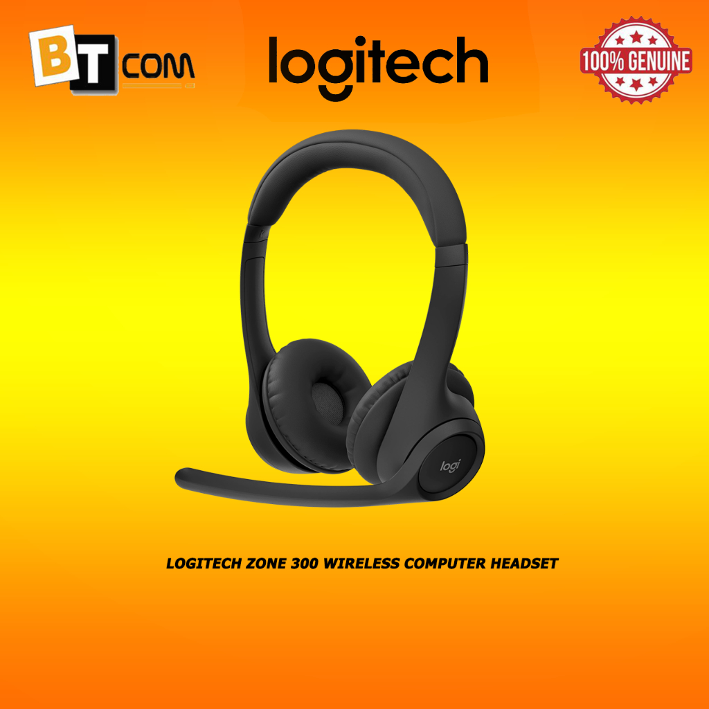 Logitech Zone 300 Wireless Computer Headset 981-001408, 981-001413, 981 ...
