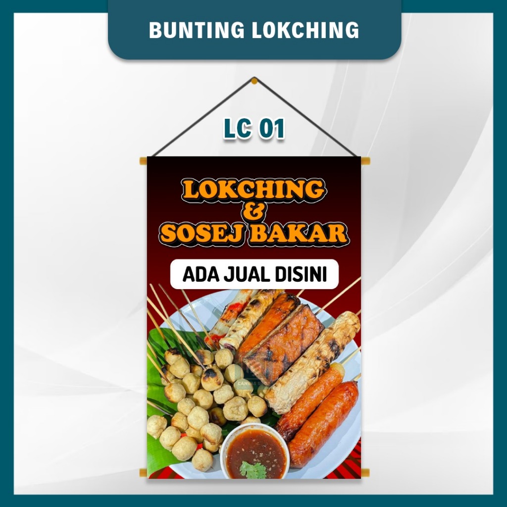 BUNTING LOKCHING BAKAR | SIAP CEPAT & MURAH | Shopee Malaysia