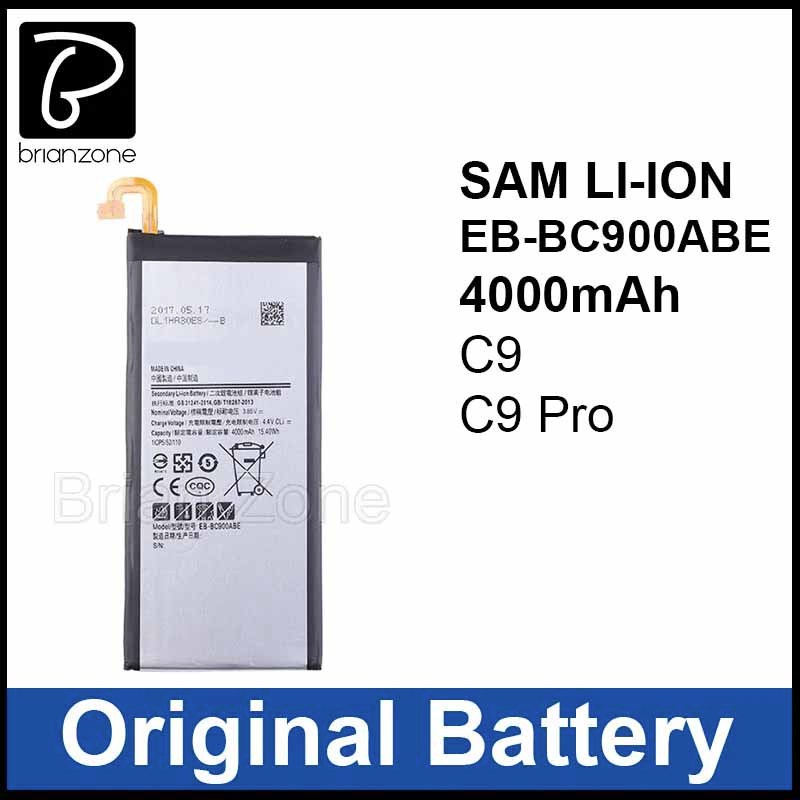 Premium Original Quality SM Galaxy C9 Pro C9 EB-BC900ABE 4000mAh OEM ...