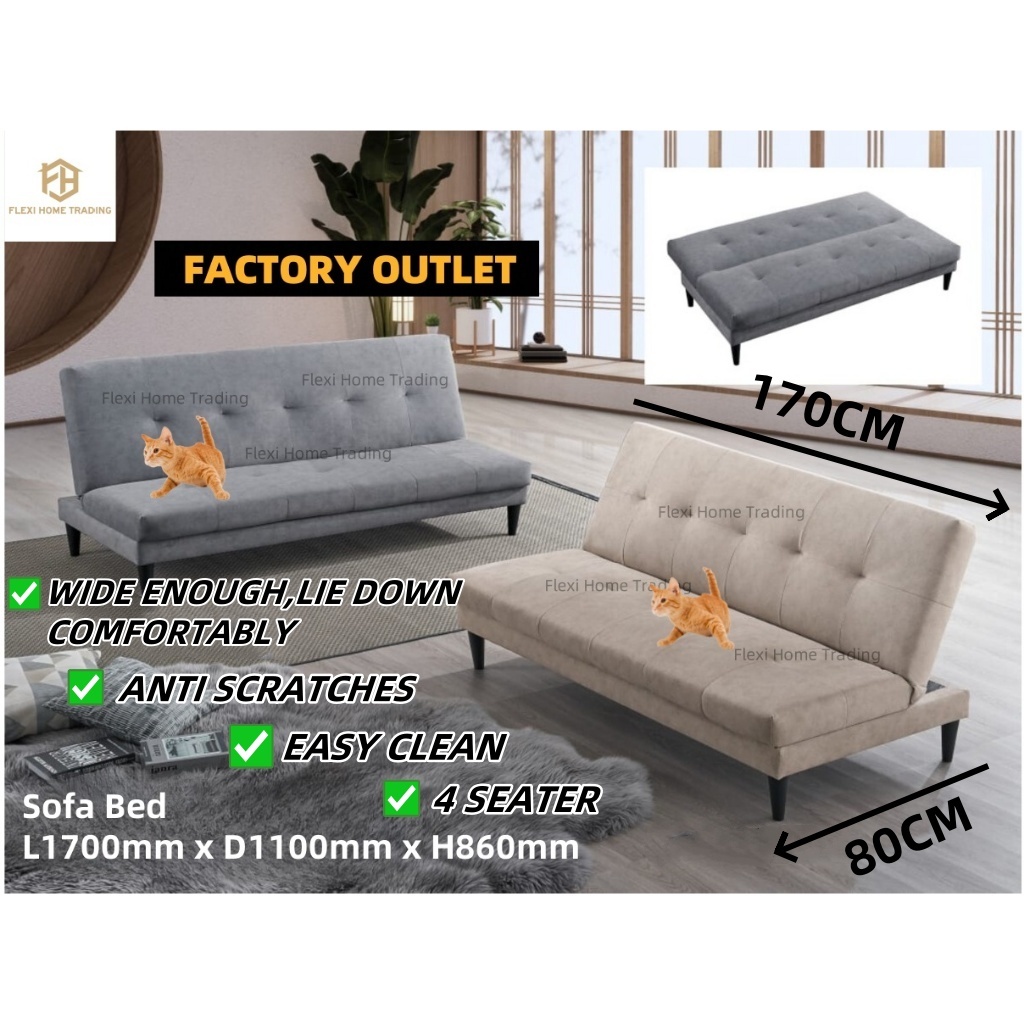 Sofa Bed Katil Sofa 沙发床Murah Sofa 4 Seater Harga Berbaloi Factory ...