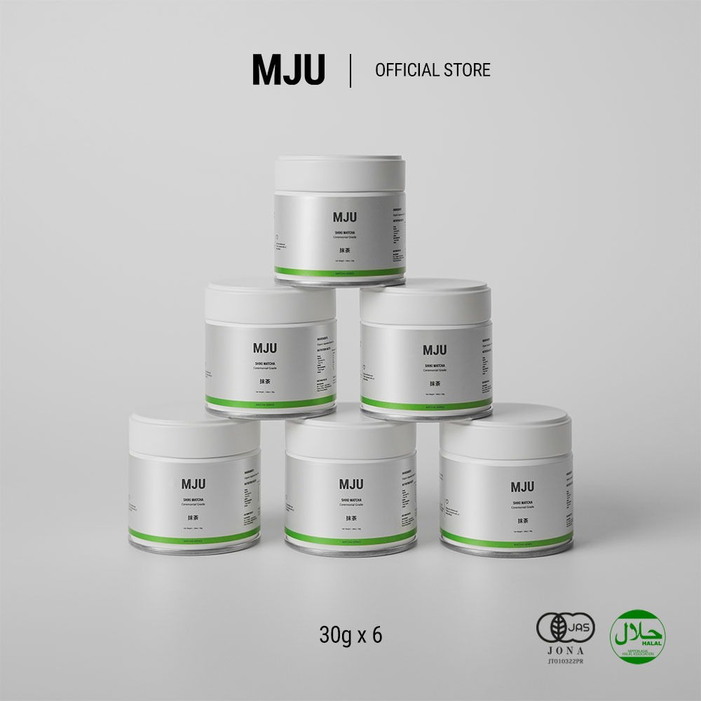 MJU - SHIKI / Premium Ceremonial Grade Matcha Green Tea Powder - 30g x ...