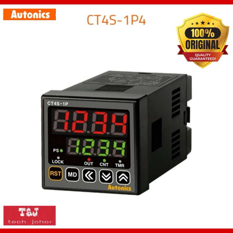 Autonics Counter/Timer CT4S-1P4 CT4S-1P2 CT4S-1P4T CT4S-2P4 CT4S-2P4T | Shopee Malaysia