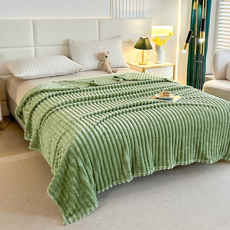 Selimut Gebu Flannel Blanket Throw Blanket Office Sofa Sleeping Blanket ...