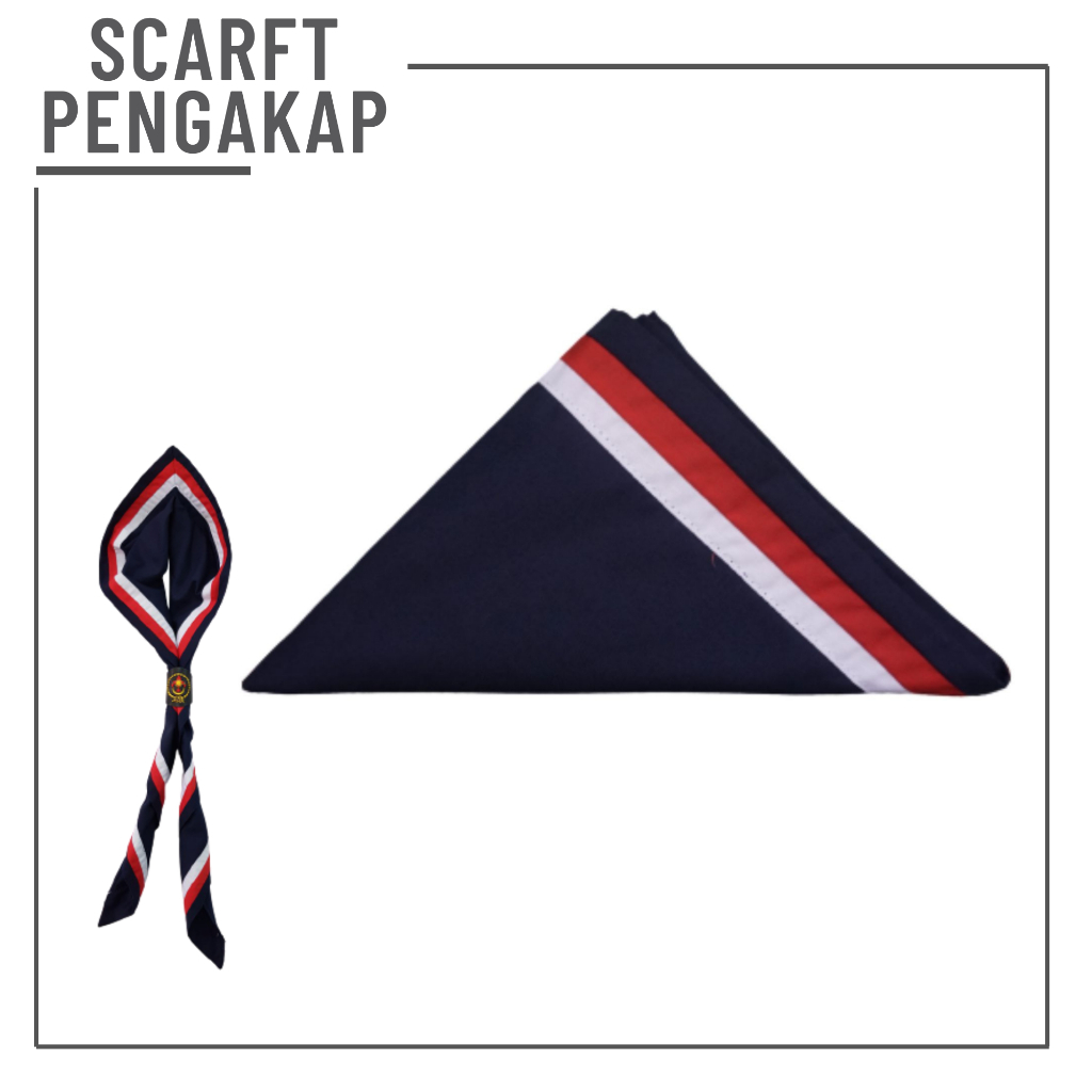 SKAP PENGAKAP PERSATUAN BERUNIFORM SEKOLAH SKAF KEM AKSESORI PENGAKAP ...