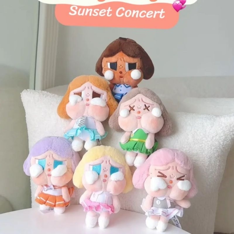 100% Original Crybaby Labubu Skullpanda Sunset Concert Plush Pendant ...