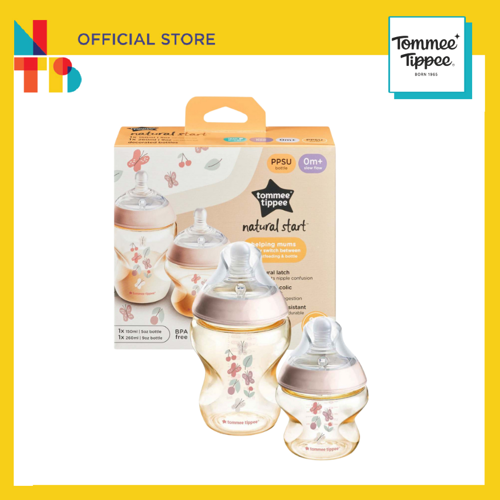 Tommee Tippee Natural Start PPSU Decorated Bottle Newborn Set | Shopee Malaysia