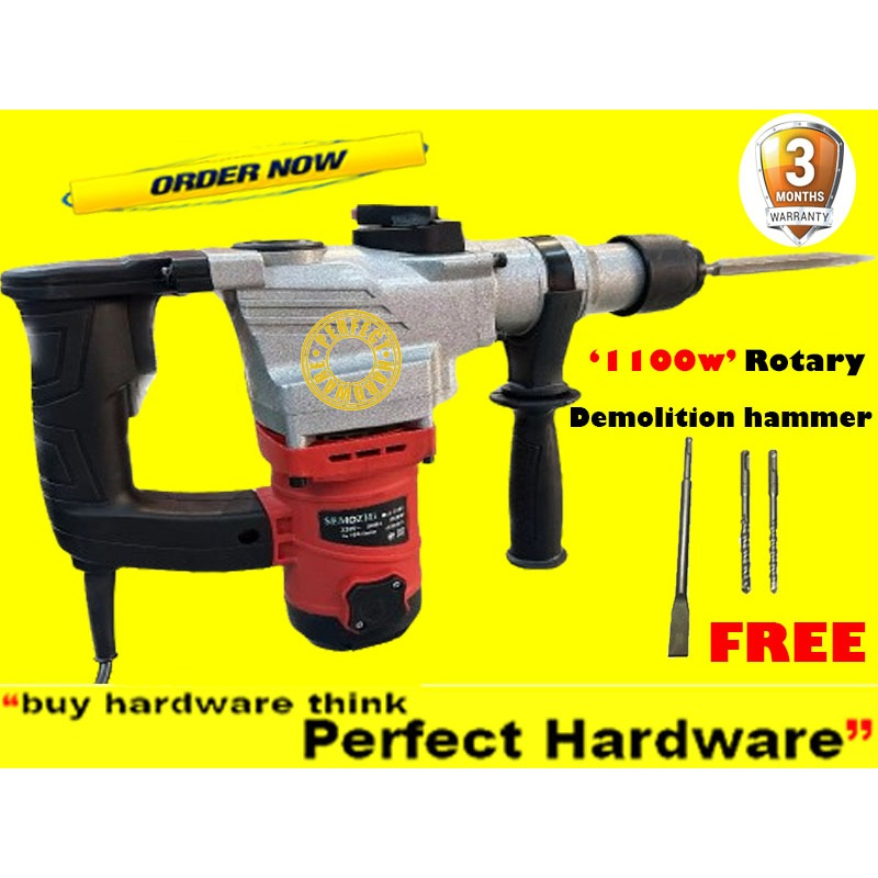 Demolition Hammer Pick Break Concrete Electric Hammer Mesin Ketuk ...
