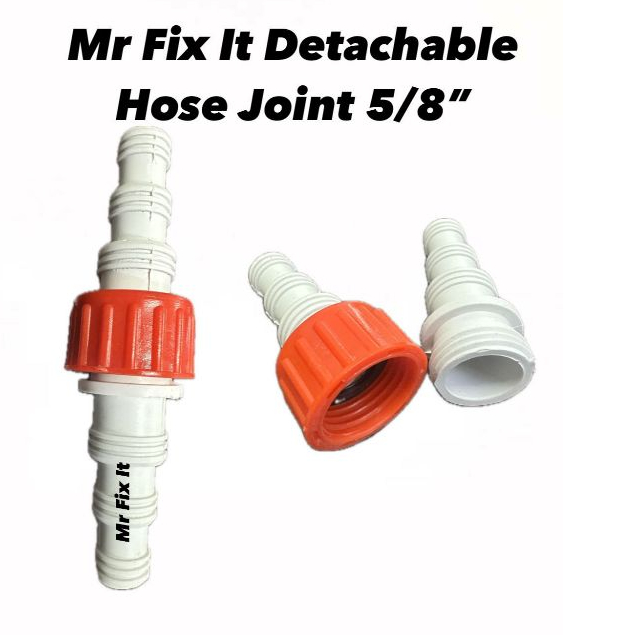 Mr Fix It Detachable Hose Joint/ Penyambung Hose Boleh Di Buka/ PVC ...