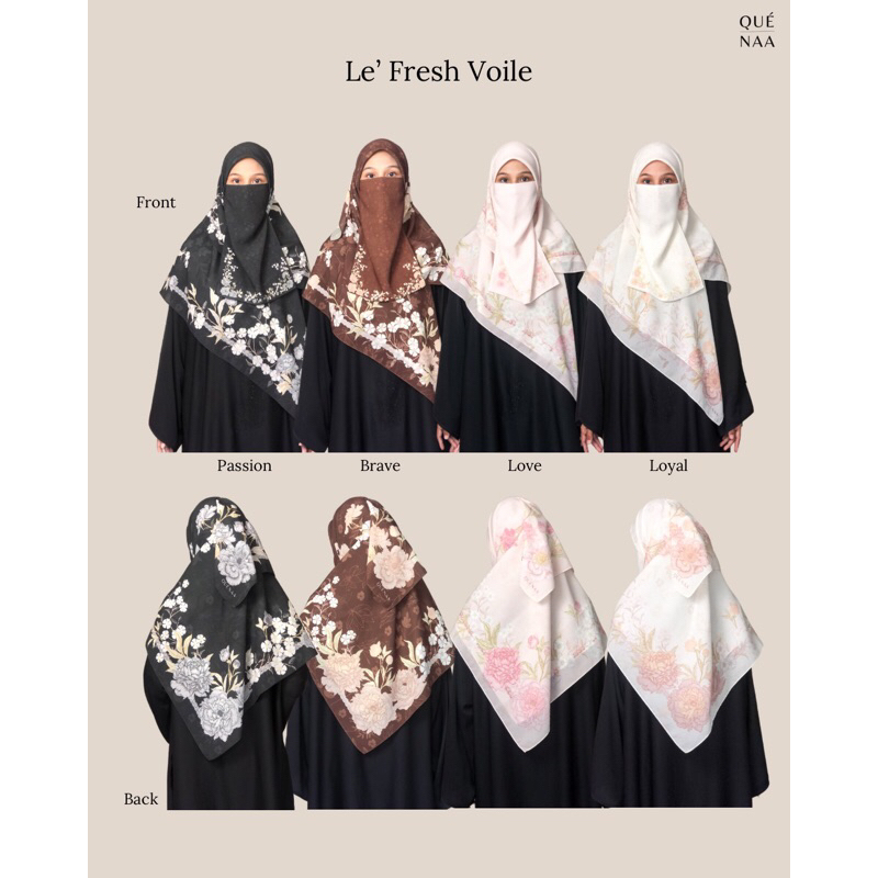 Le’ Fresh Voile Printed (FREE PURDAH) | Shopee Malaysia