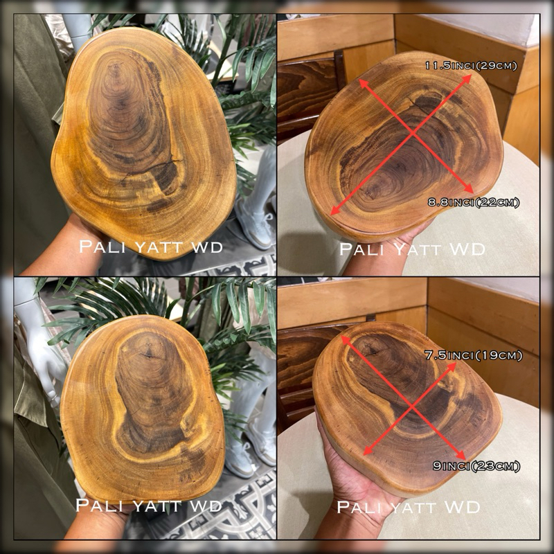 Kayu potong ikan cutting board solid wood kayu pemotong ikan kayu ...