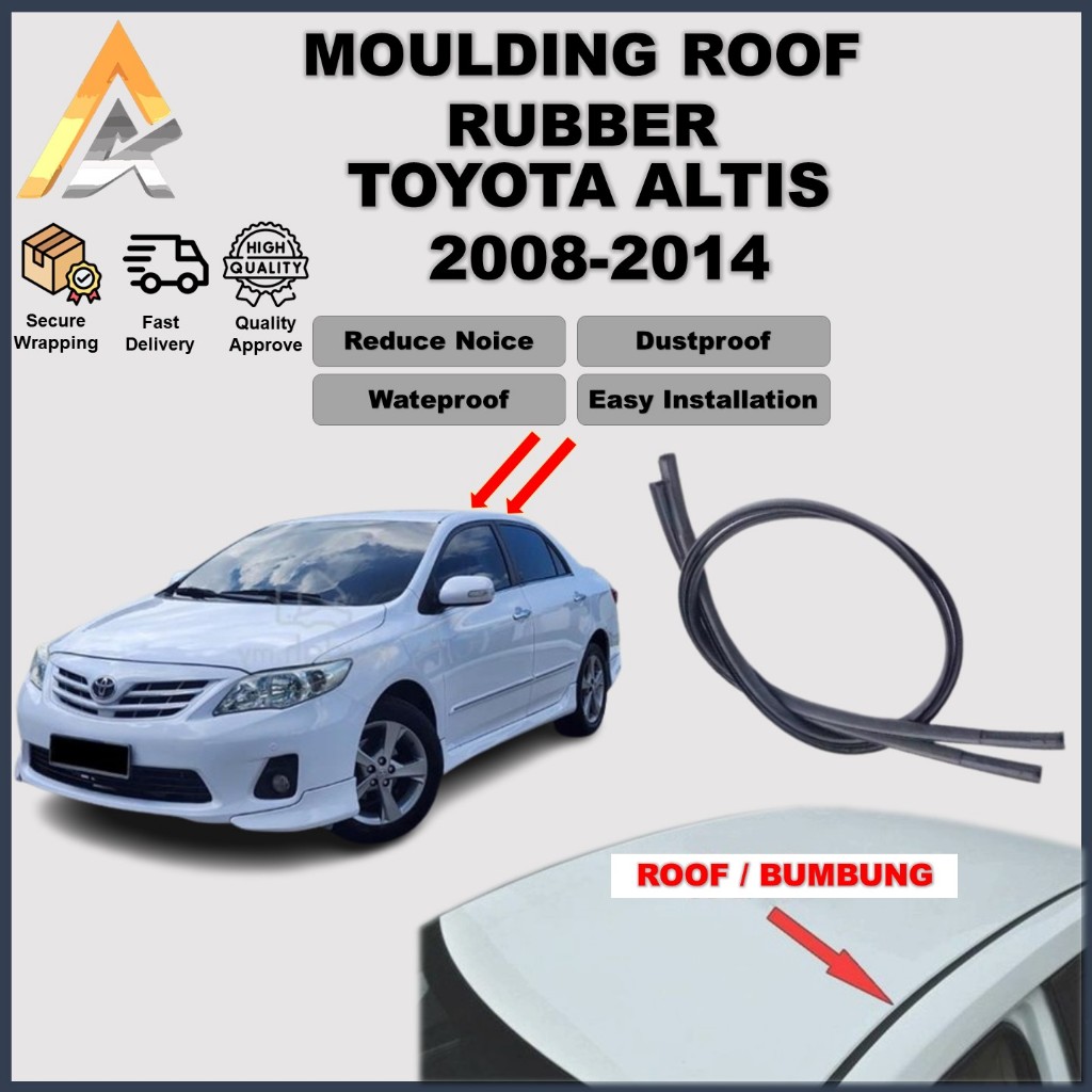 Original Toyota Altis ZZE ZRE 141 142 2008-2014 Roof Moulding Lining ...