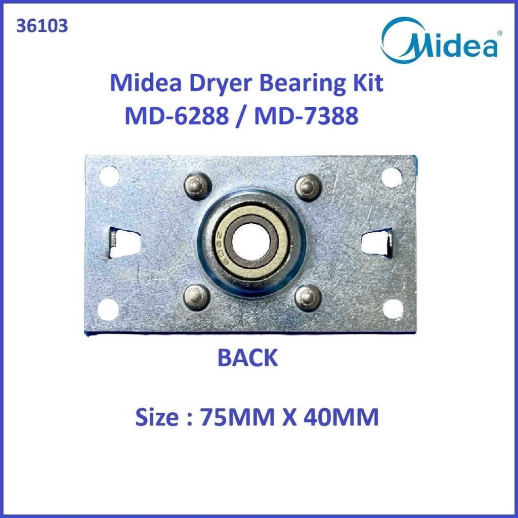 MIDEA MD-6288 / MD-7388 / MD-100A70 Dryer Bearing Kit for dryer drum ...
