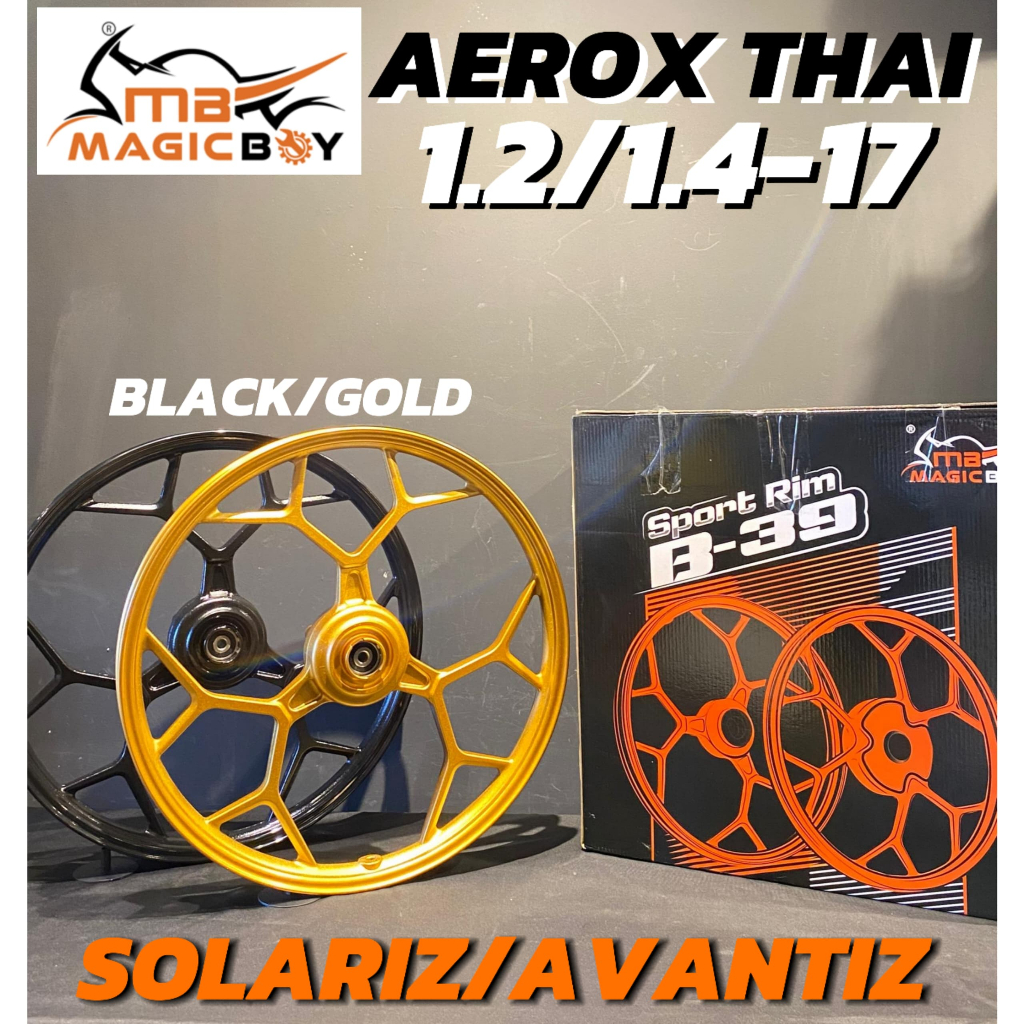 MAGICBOY B39 AEROX THAI 1.21.4-17 EGO AVATIZ EGO SOLARIZ CNC SPORT RIM ...