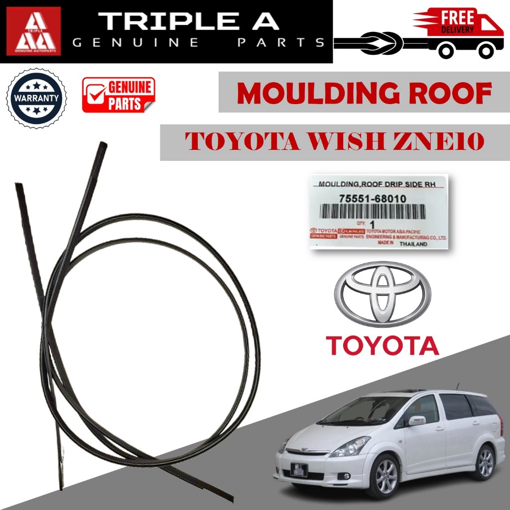 TOYOTA WISH ZNE10 2003-2008 Weatherstrip Window Seal Car Window ...