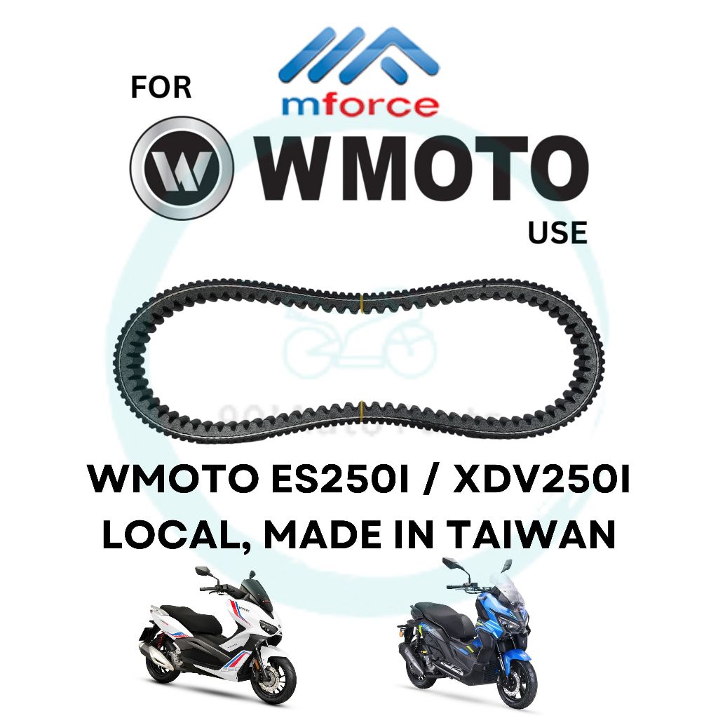 MFORCE SYM WMOTO ES250 XDV250 W MOTO ES250I XDV250I SCOOTER TIMING BELT ...