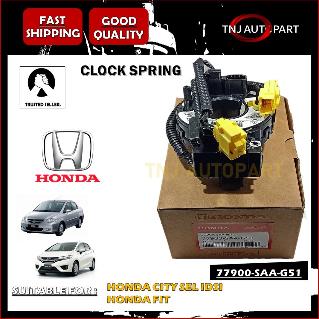 CLOCK SPRING (3 SOCKET) / HONDA CITY SEL IDSI / HONDA FIT ( 77900-SAA ...