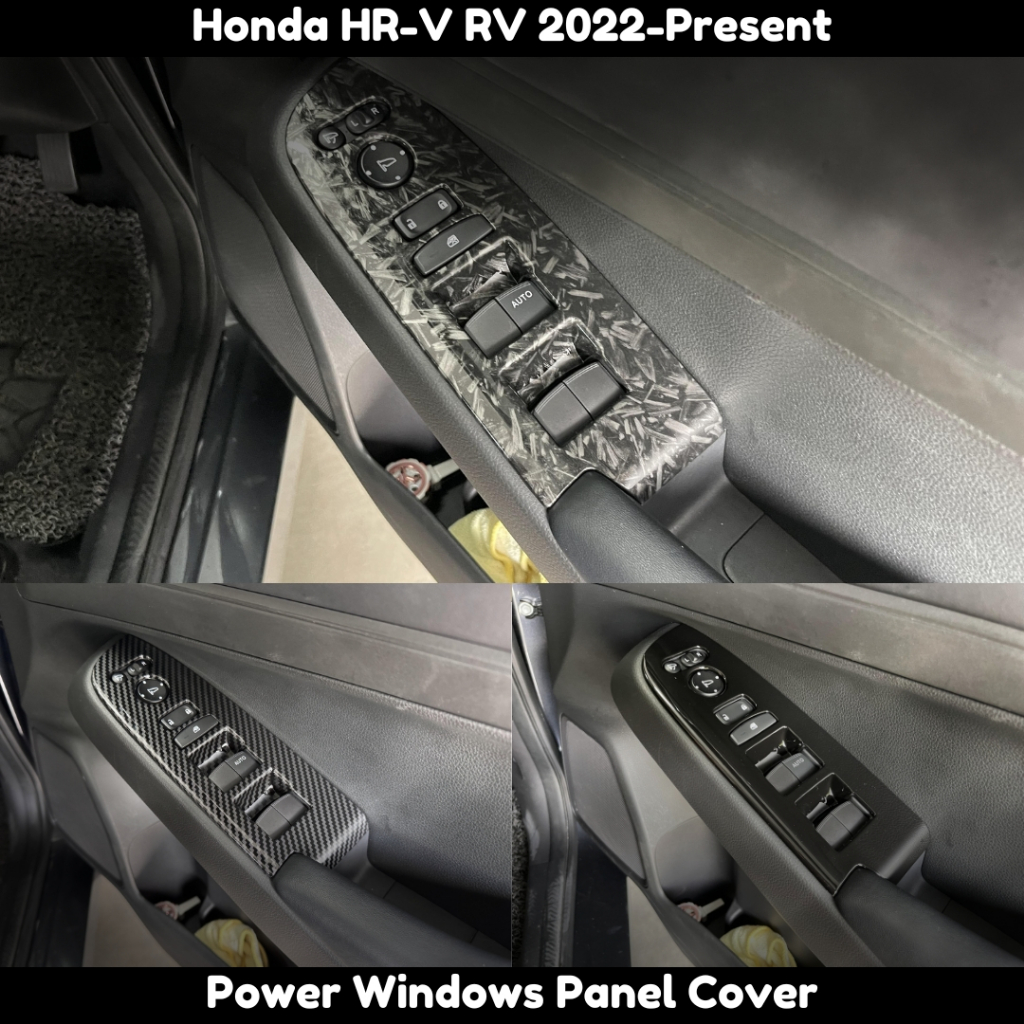 Honda HRV HR-V RV 2022-2025+ Forged Carbon Trim&Glossy Black Power ...