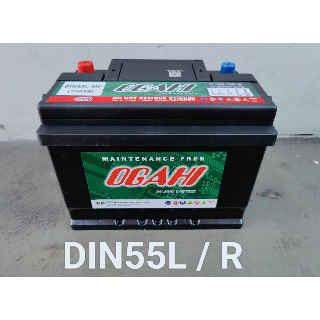 [ Installation Provided ] DIN55R / DIN55L LN2 OGAHI MF | Car Battery ...