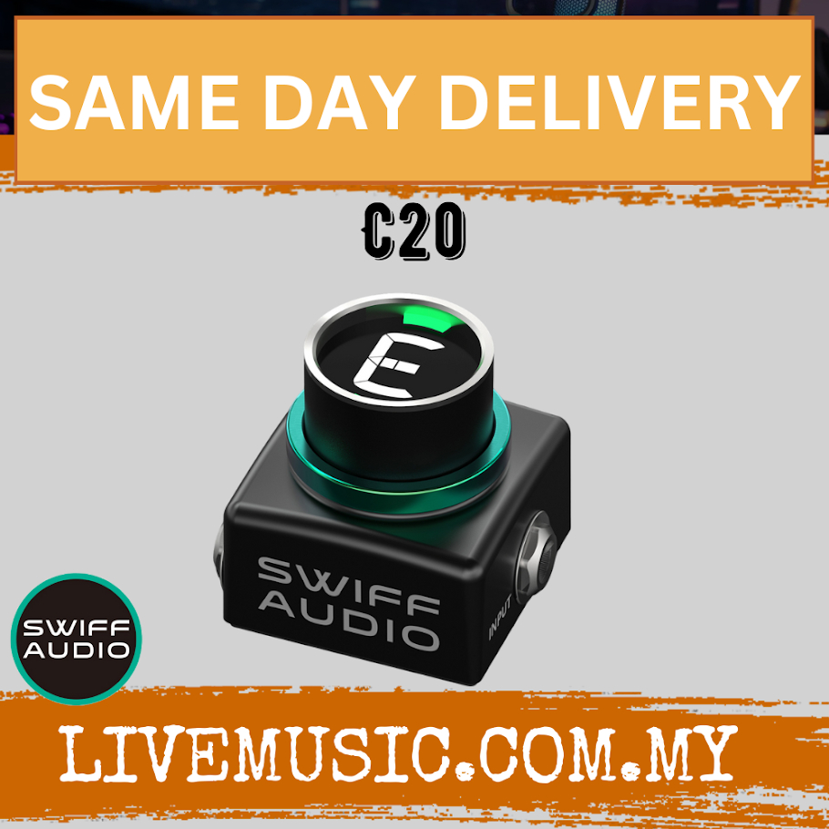 Swiff Audio C20 Mini Guitar Pedal Tuner ( C-20 C 20 ) | Shopee Malaysia