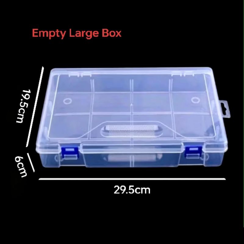 29.5*19.5*6cm Empty Large Rectangular Organizers Plastic Storage Box ...