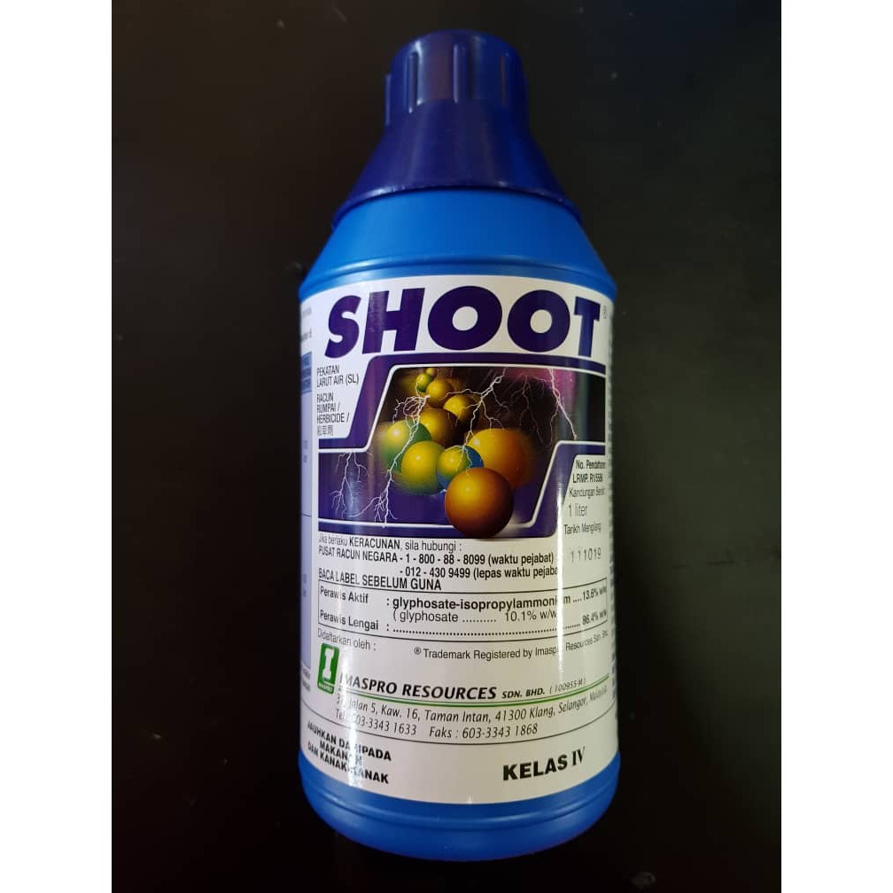 ( 1 LITER ) SHOOT Racun Rumput Rumpai dan Lalang Serap mcm Roundup weed ...