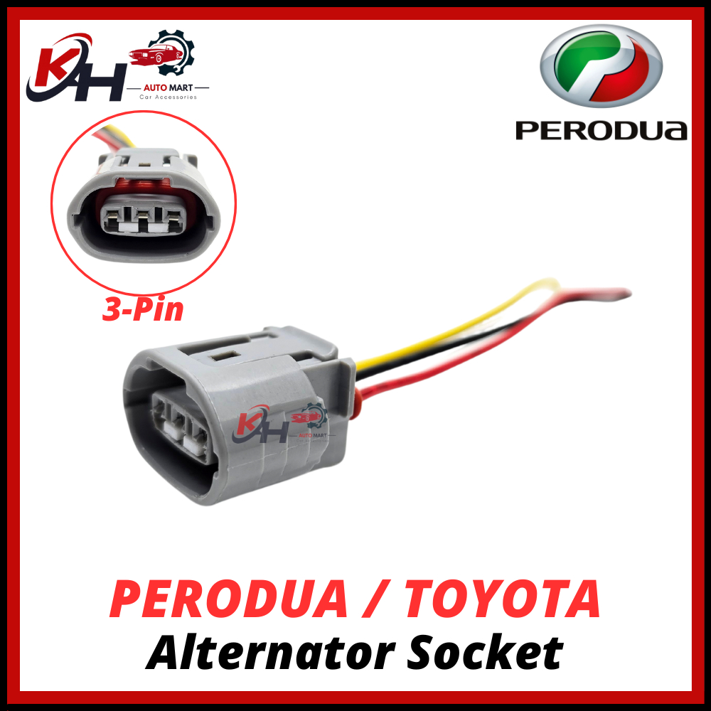 3-Pin PERODUA Myvi Alza Viva TOYOTA Avanza Vios Corolla AE NISSAN ...